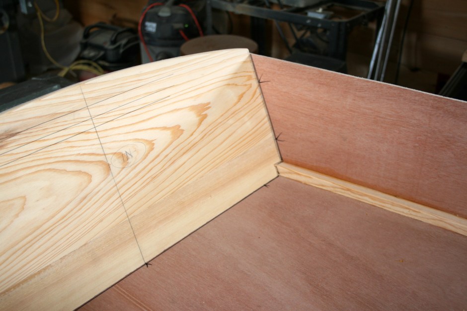 17. Mark witness lines before gluing. | Steven Jay Sanford